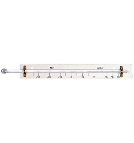 1242 Solid stem screen thermometer - minimum - H. S. S. Enterprises